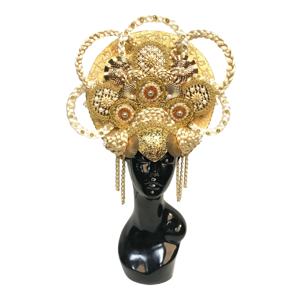 Gold Goddess Headdress – Anja Yamaji